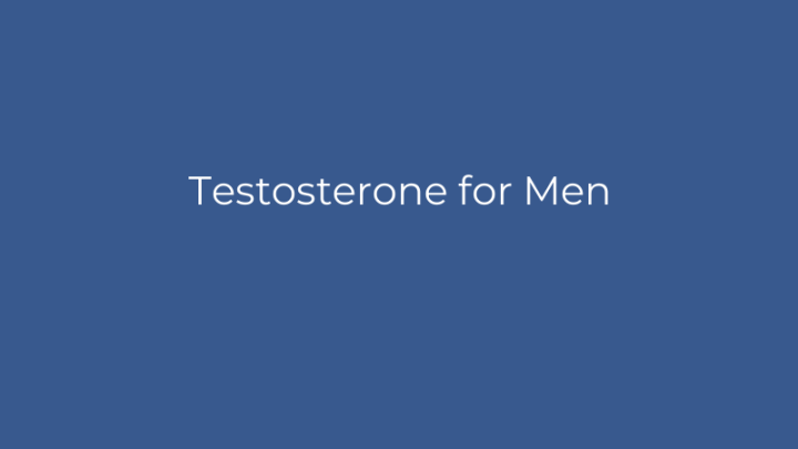 Testosterone for Men - Age Management Medicine Group (AMMG)